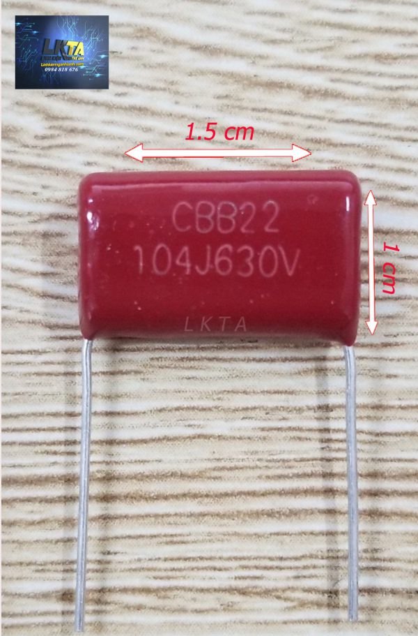 Tụ 104J/630V 104J630V ( 10 con ) - LINH KIỆN THẾ ANH