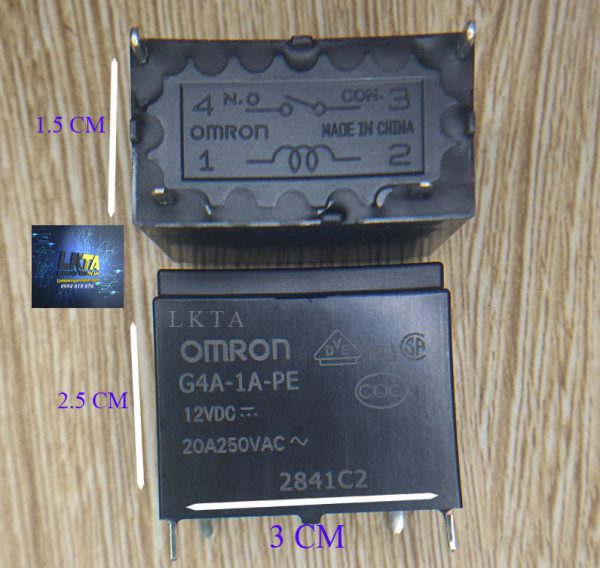 Relay G4A-1A-PE Chính hãng OMRON - LINH KIỆN THẾ ANH
